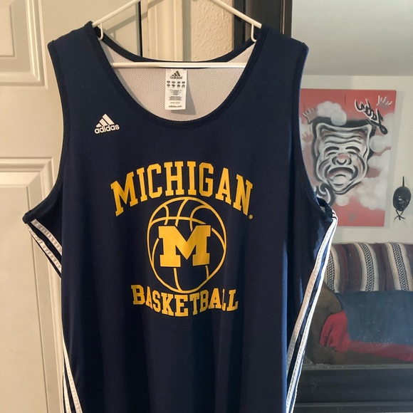 adidas | Shirts | Adidas Michigan Jersey | Poshmark